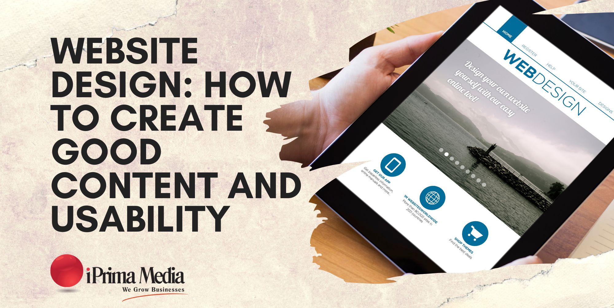 Website Design: How To Create Good Content And Usability.